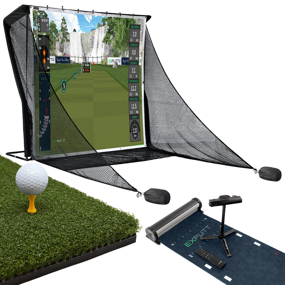 Exputt RG Practice Net Bundle - SimSpace Golf