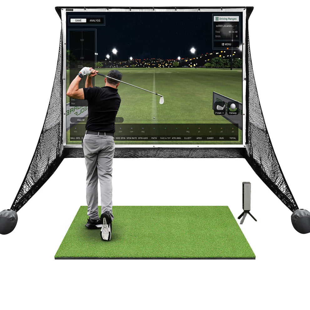 Square Golf Practice Net Bundle - SimSpace Golf